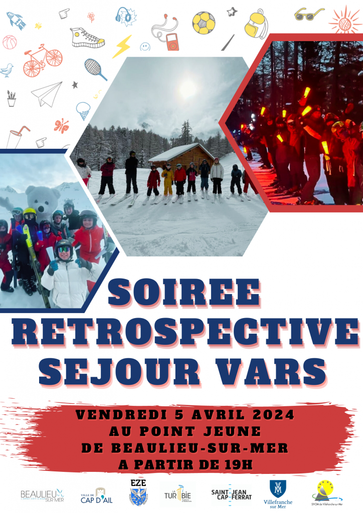 Soirée rétrospective du séjour à Vars - SIVOM de Villefranche-sur-Mer